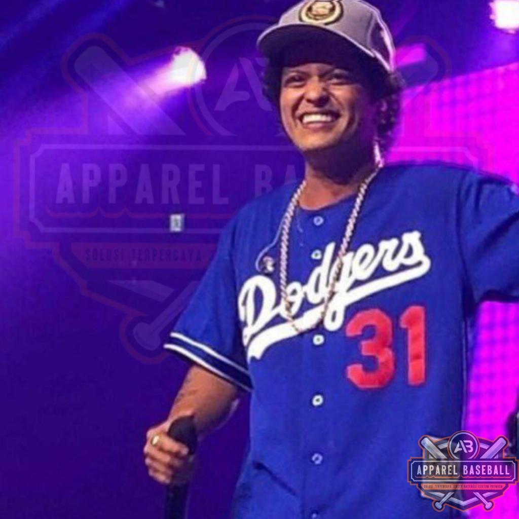 Jual BRUNO MARS Special Edition jersey baseball bruno mars free Custome ...