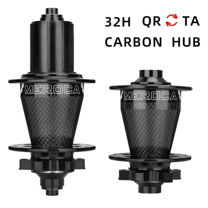 Jual Meroca Km 8.0 Hub Freehub Carbon Alloy QR Quick Release TA Thru ...
