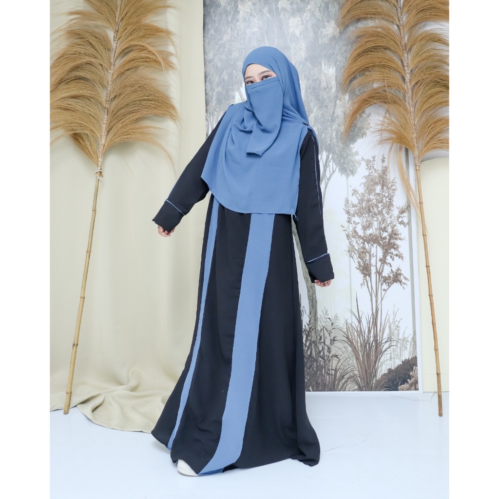 Jual Gamis Nabila Free cadar + Hijab pashmina Oval Panjang ! | Shopee ...