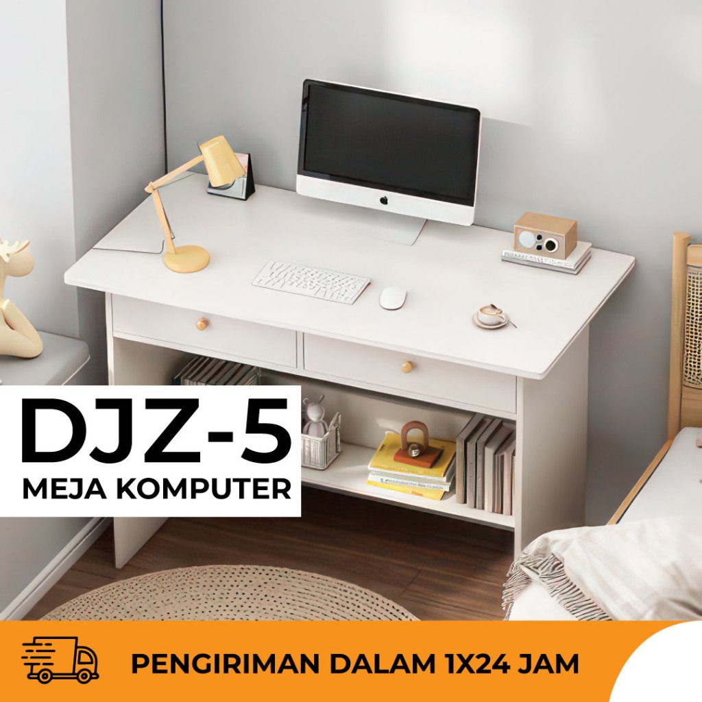 Jual Meja Belajar Meja Kayu Minimalis Meja Kerja Dengan Laci Meja ...