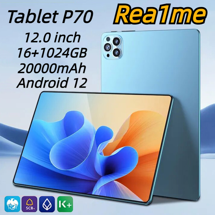 Jual Rea1me Tablet P70 pro 5G Android tablet 12 inch big screen 16+1024GB 20000mAh learning ...