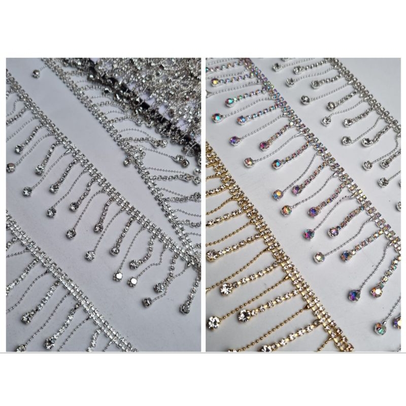 Jual Renda Berlian Stone Kaca Kristal Swarovski Kualitas Super (harga ...