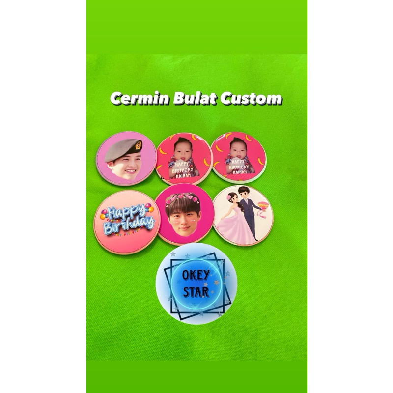 Jual Cermin Bulat Custom poto, Ucapan, souvenir | Shopee Indonesia
