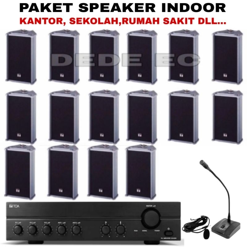 Jual Paket Sound System indoor Toa Speaker indoor Rumah sakit,kantor ...