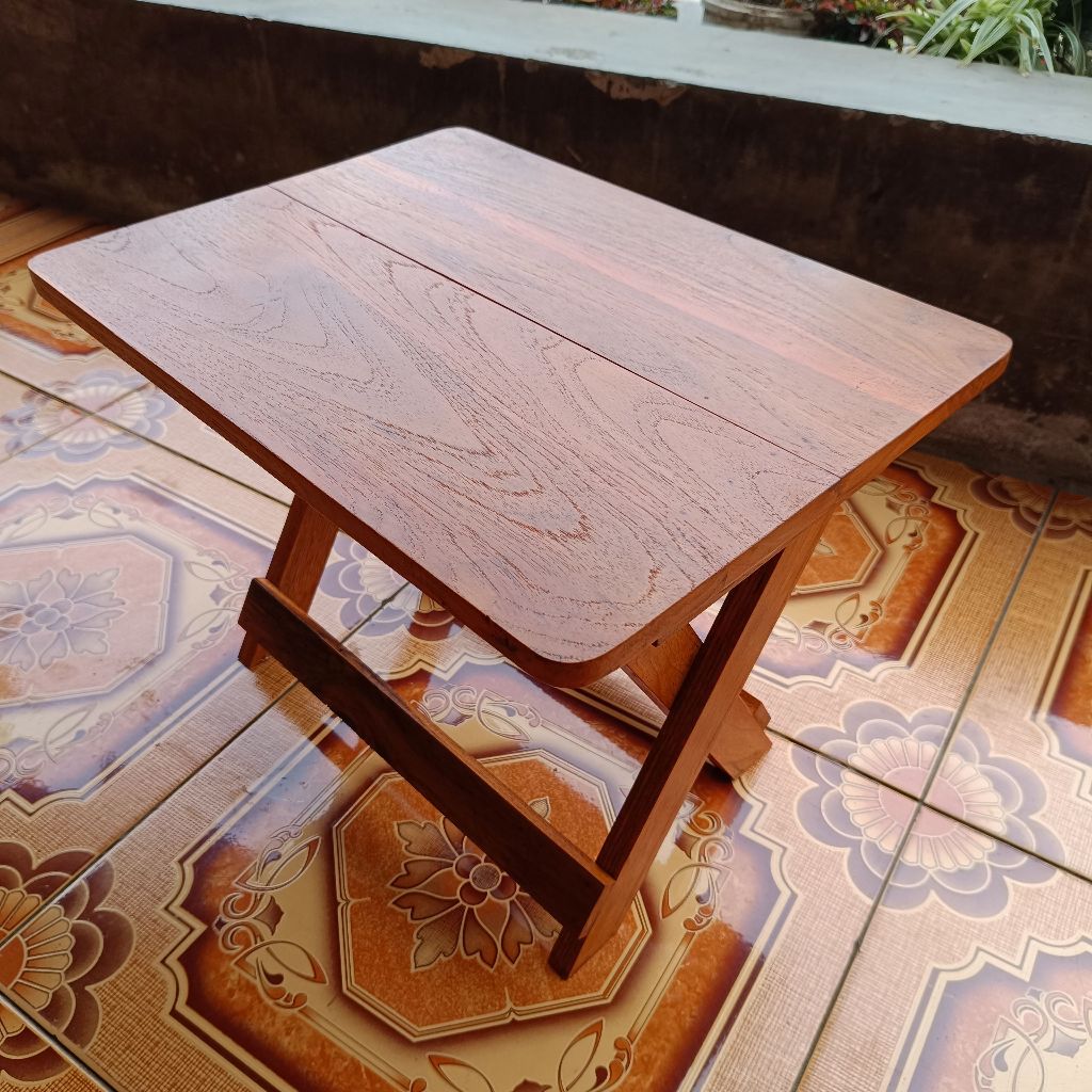 Jual WoodenGrade Meja Lipat Kayu Meja Belajar Meja Ngaji Meja Belajar ...