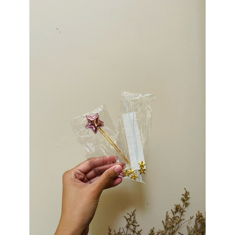 Jual topper kue cake ulang tahun bintang pink gold cantik | Shopee ...