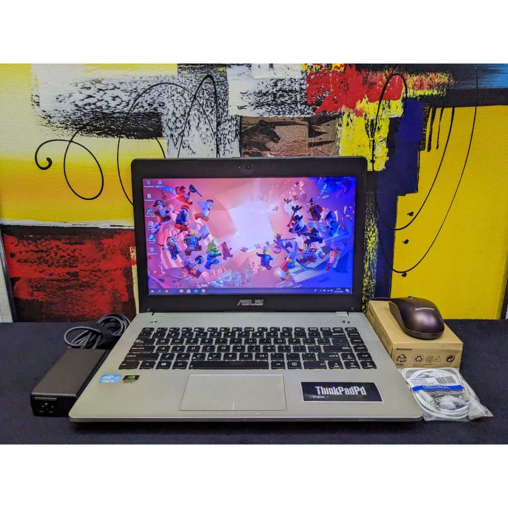 Jual Laptop Gaming Asus N46VJ Core i5 3210M Nvidia GT 635M Backlight ...