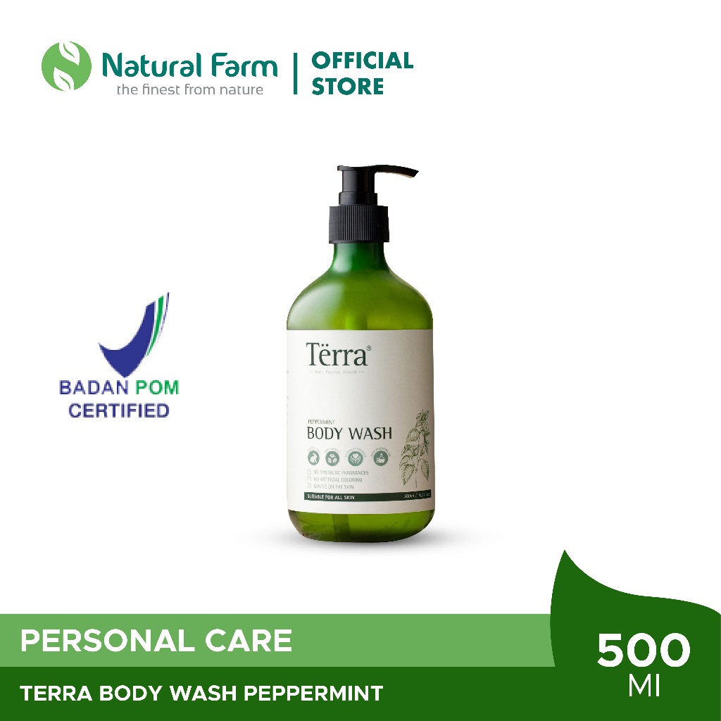 Jual Terra Body Wash Peppermint - 500mL | Shopee Indonesia