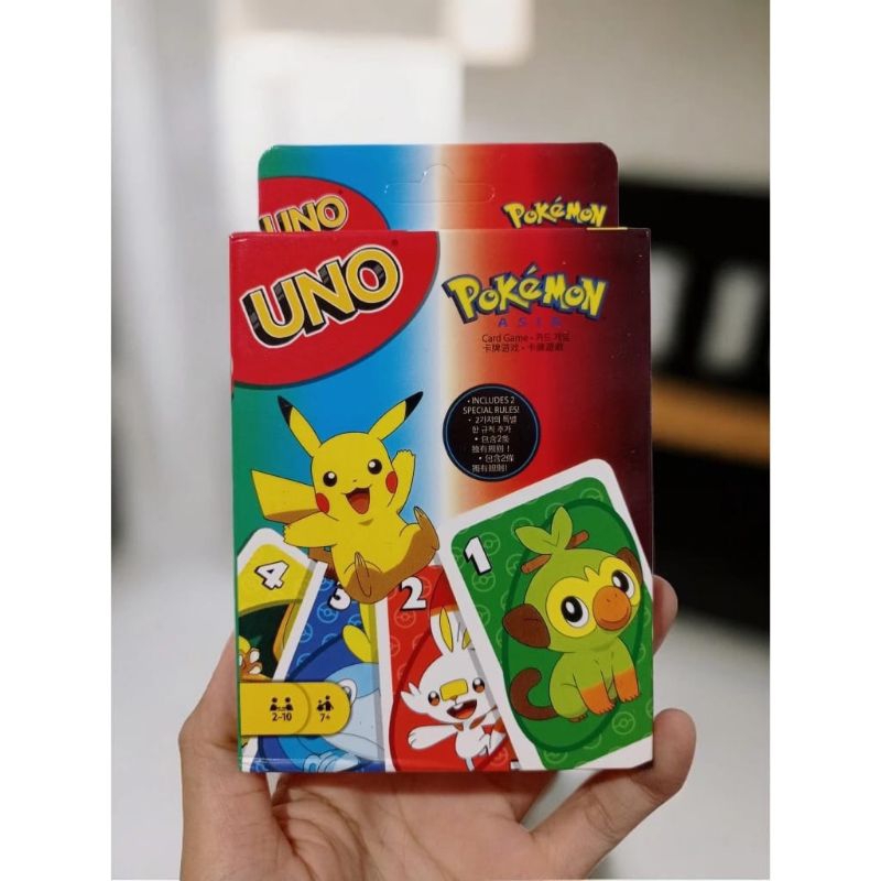 Jual Kartu Uno Game Card Karakter Pokemon | Kartu uno karakter Sanrio ...