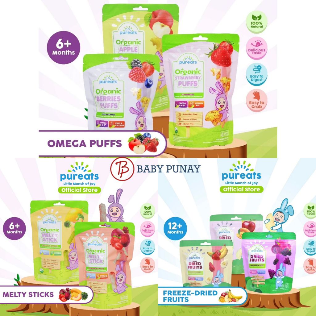 Jual Pureats Freeze Dried Fruits - Snack Buah Kering Balita / Pureats ...