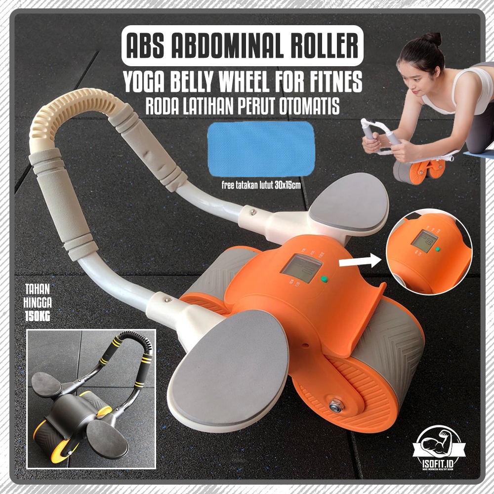 Jual Isofit ABS Abdominal Roller / Flat Belly Wheel for Fitness / Ab ...