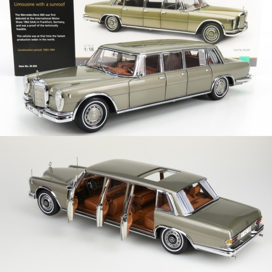 Jual CMC Model, Mercedes-Benz S600 Pullman W100 LWB 1963 | Shopee Indonesia