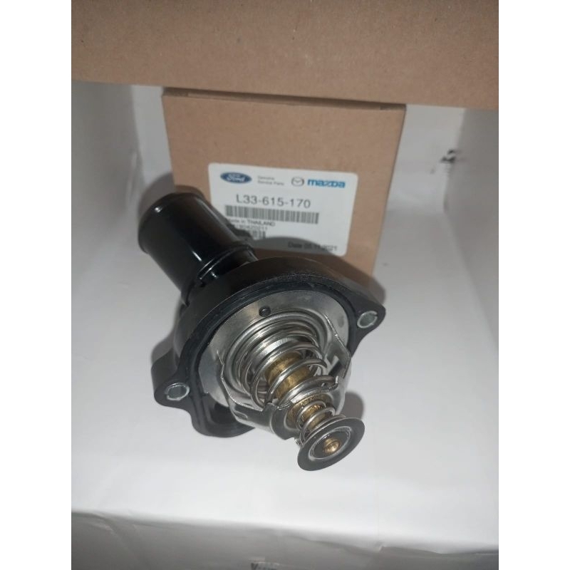 Jual Thermostat Housing Engine Coolant Mazda 3 5 7 CX-7 2.,0L 2.3L 2.5L ...
