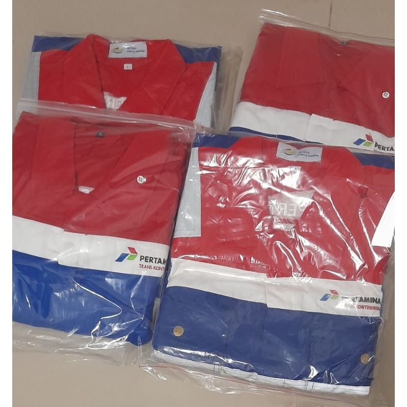 Jual wearpack pertamina GAPURA original/wearpack baju kerja pertamina ...