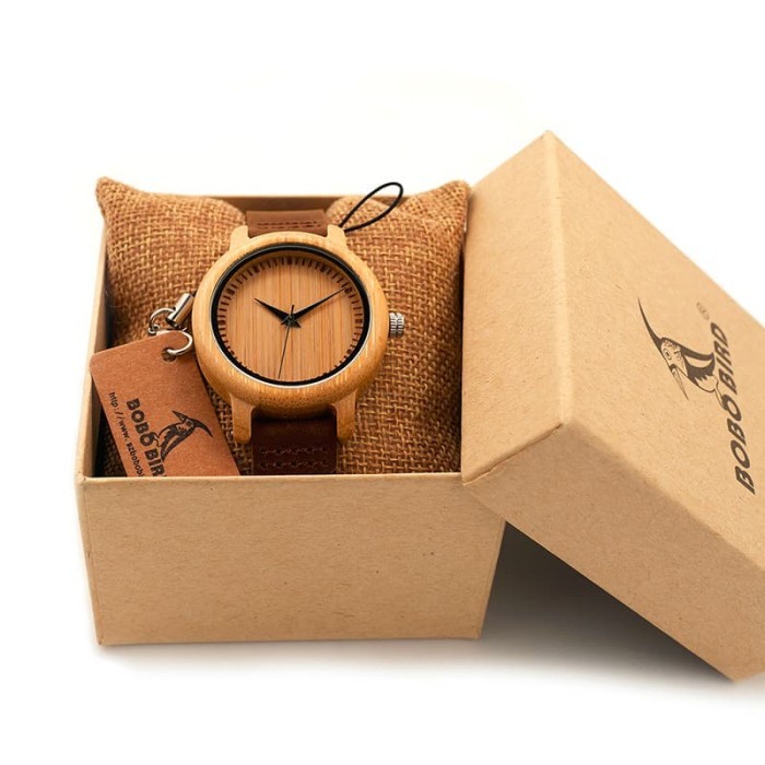 Jual BOBOBIRD-A10 Jam Tangan Kayu Wanita Natural Bamboo | Shopee Indonesia
