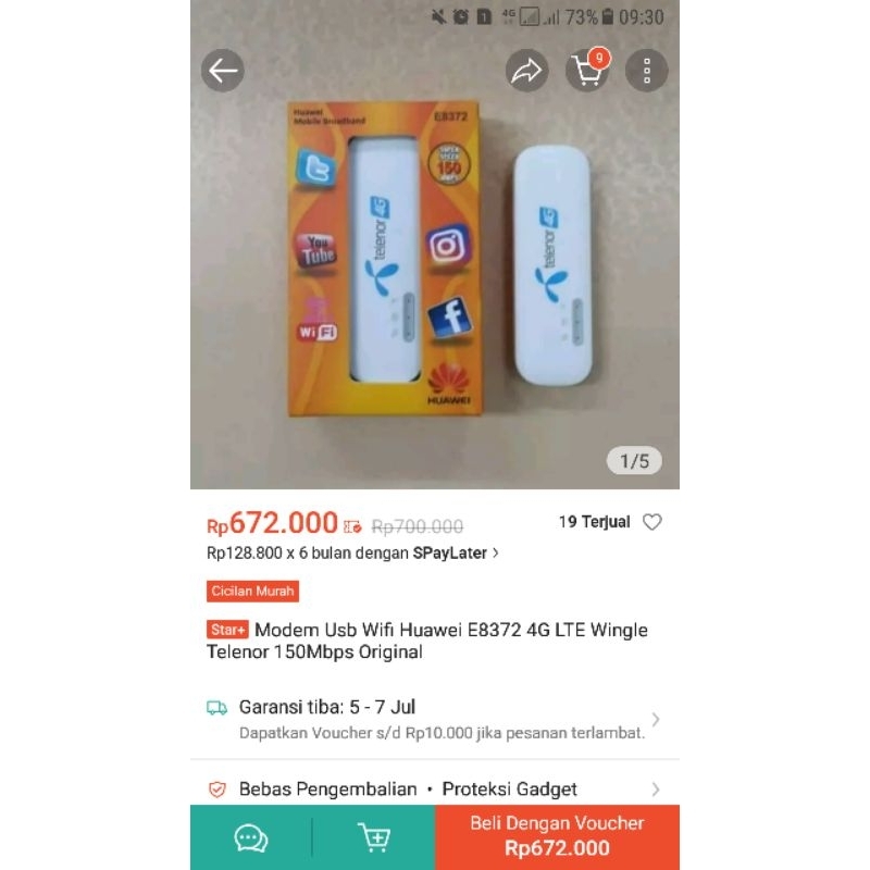 Jual modem usb wifi huawei | Shopee Indonesia