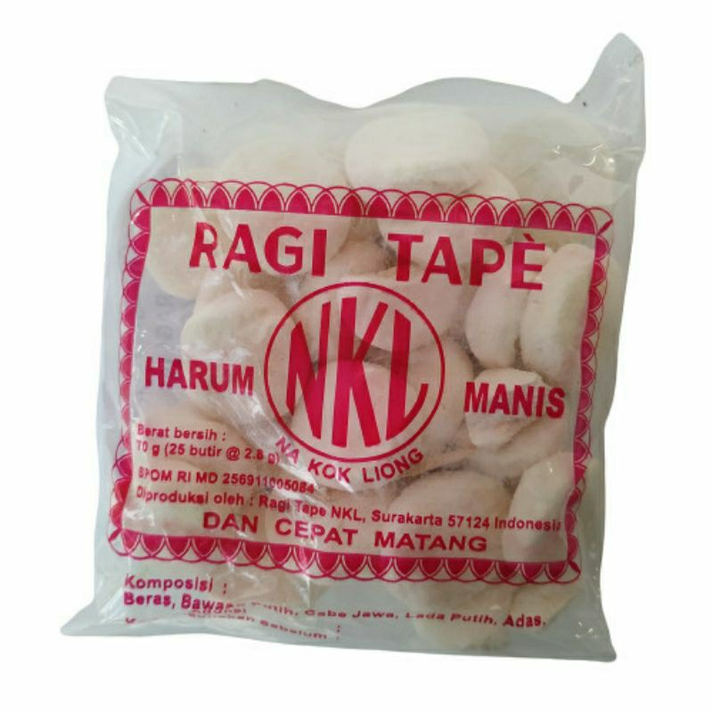 Jual Ragi tape NKL 70 gram | Shopee Indonesia