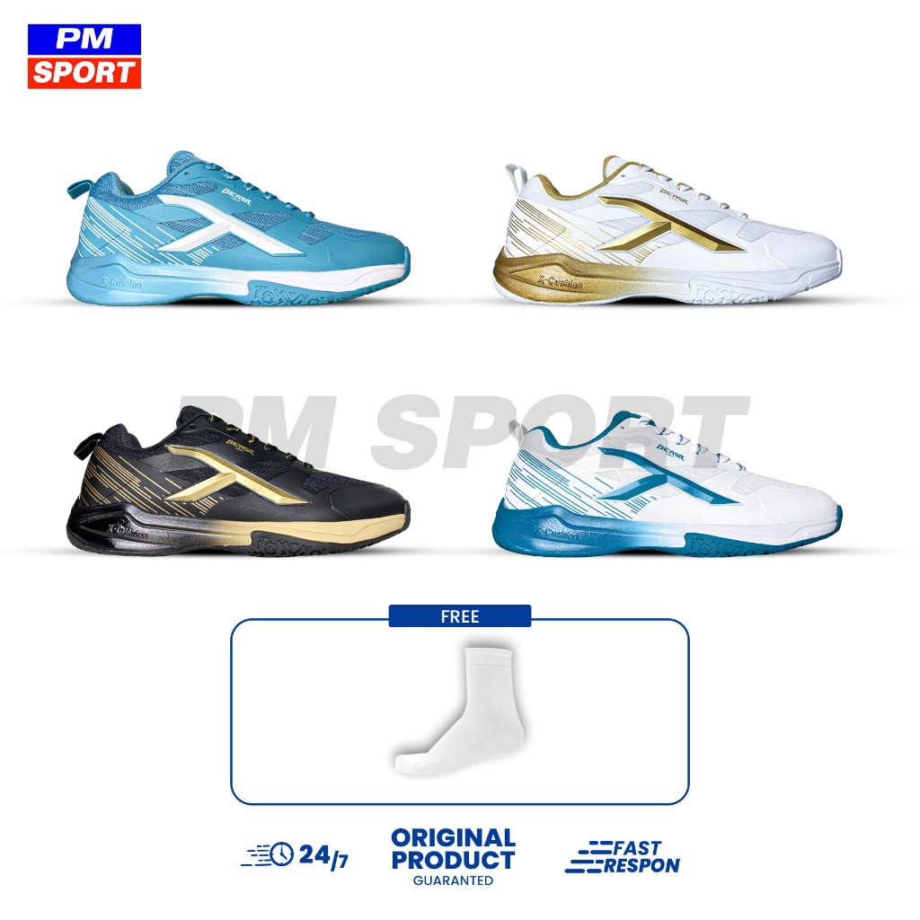 Jual SEPATU BADMINTON HUNDRED BEAST MAX NEW 2024 BULUTANGKIS ORIGINAL ...