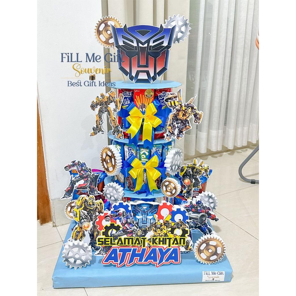 Jual Transformer - Jumbo Snack Tower Birthday / Snack Tart Ulang Tahun ...