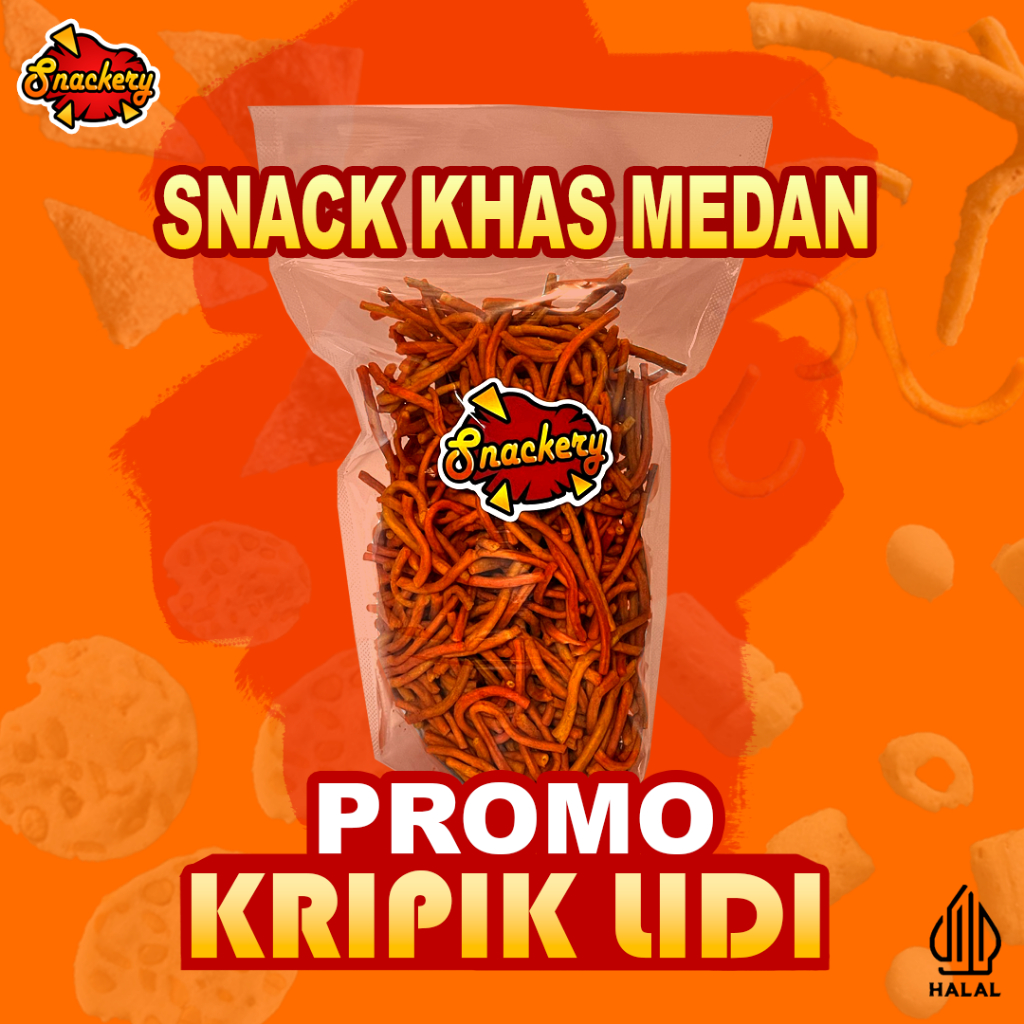 Jual SNACKERY | KERUPUK MIE LIDI | CEMILAN KHAS MEDAN | JAJANAN VIRAL ...