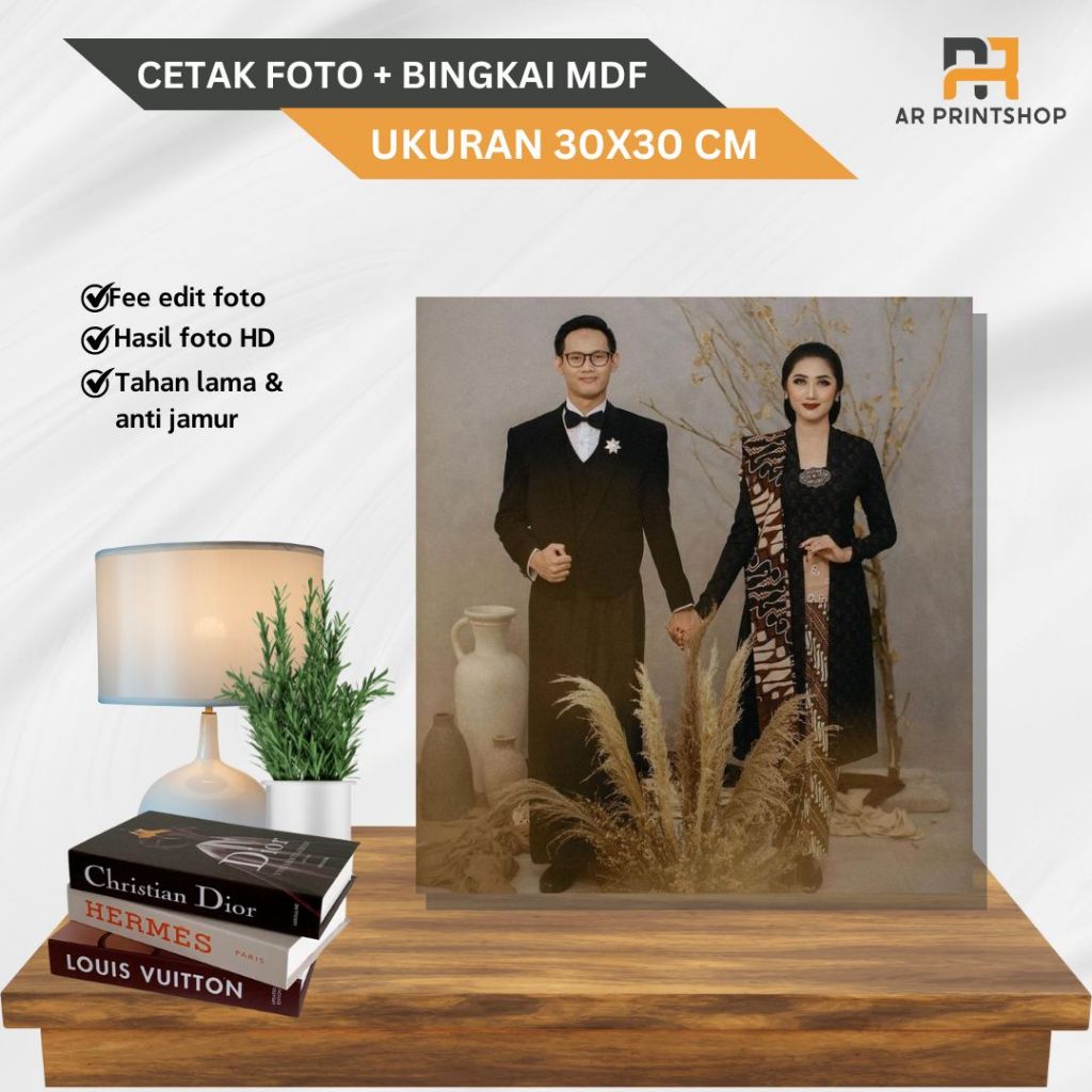 Jual Cetak Foto 30x30cm Bingkai Mdf Cetak Foto Bingkai Cetak Foto