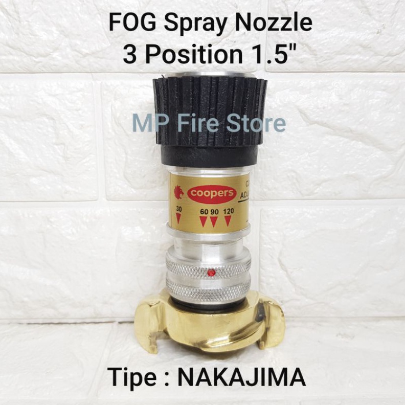 Jual SENSASIONAL FIRE FOG NOZZLE NAKAJIMA 15 JET SPRAY VARIABLE 3 POSITION ALUMINIUM | Shopee ...