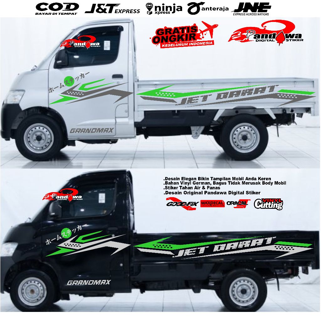 Jual terbaru stiker mobil pick up granmax stiker mobil pick up grand ...