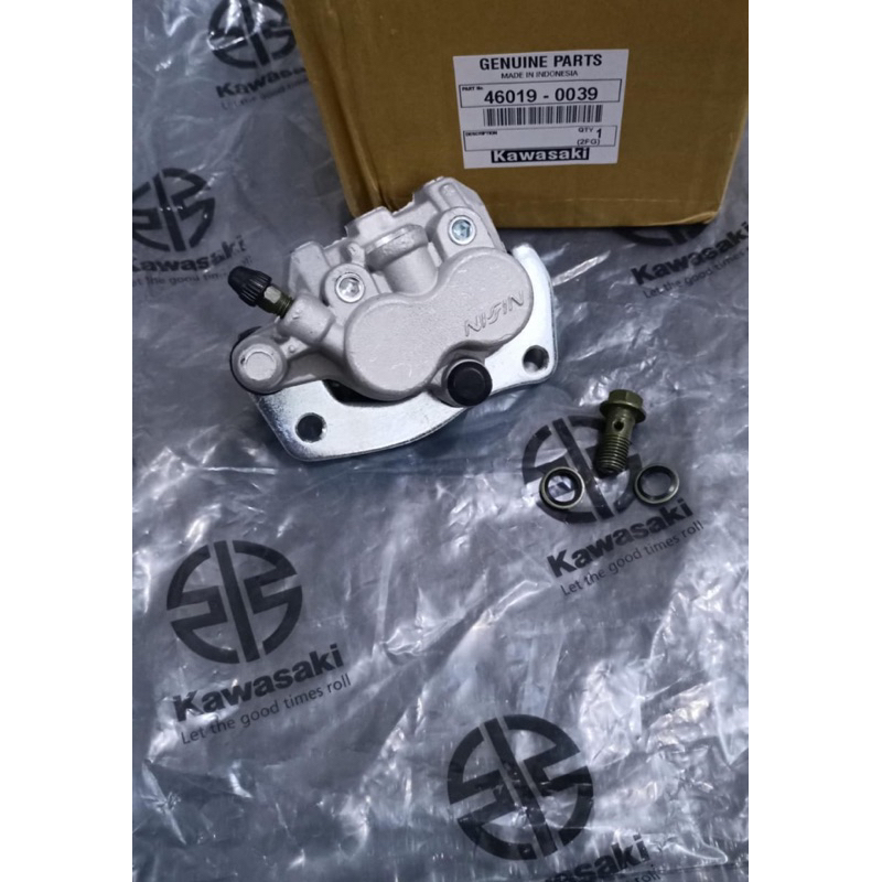 Jual KALIPER CAKRAM DEPAN BONUS KAMPAS REM KAWASAKI KLX 150 ASLI ORIGINAL NISSIN | Shopee Indonesia