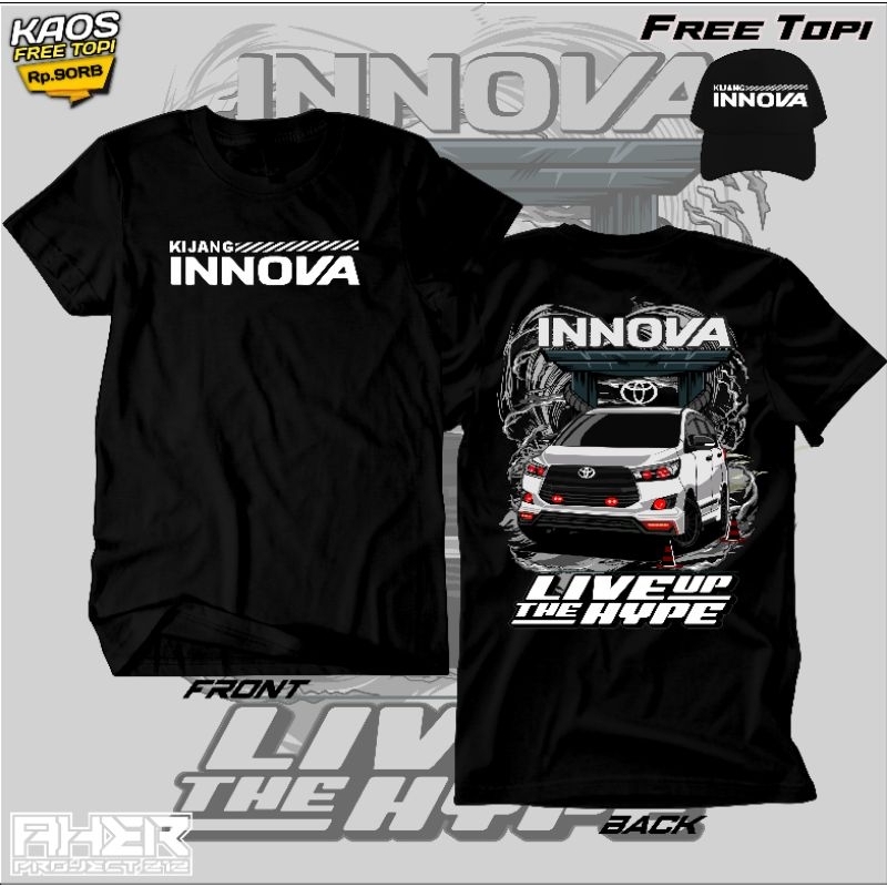 Jual KAOS MOBIL KIJANG INNOVA FREE TOPI KAOS KOMUNITAS KIJANG INNOVA ...