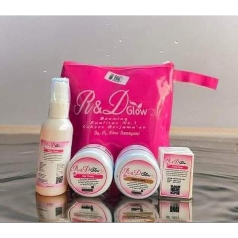 Jual CREAM R&D GLOW Skincare BPOM Paket Premium dan, Cream VIRAL ...