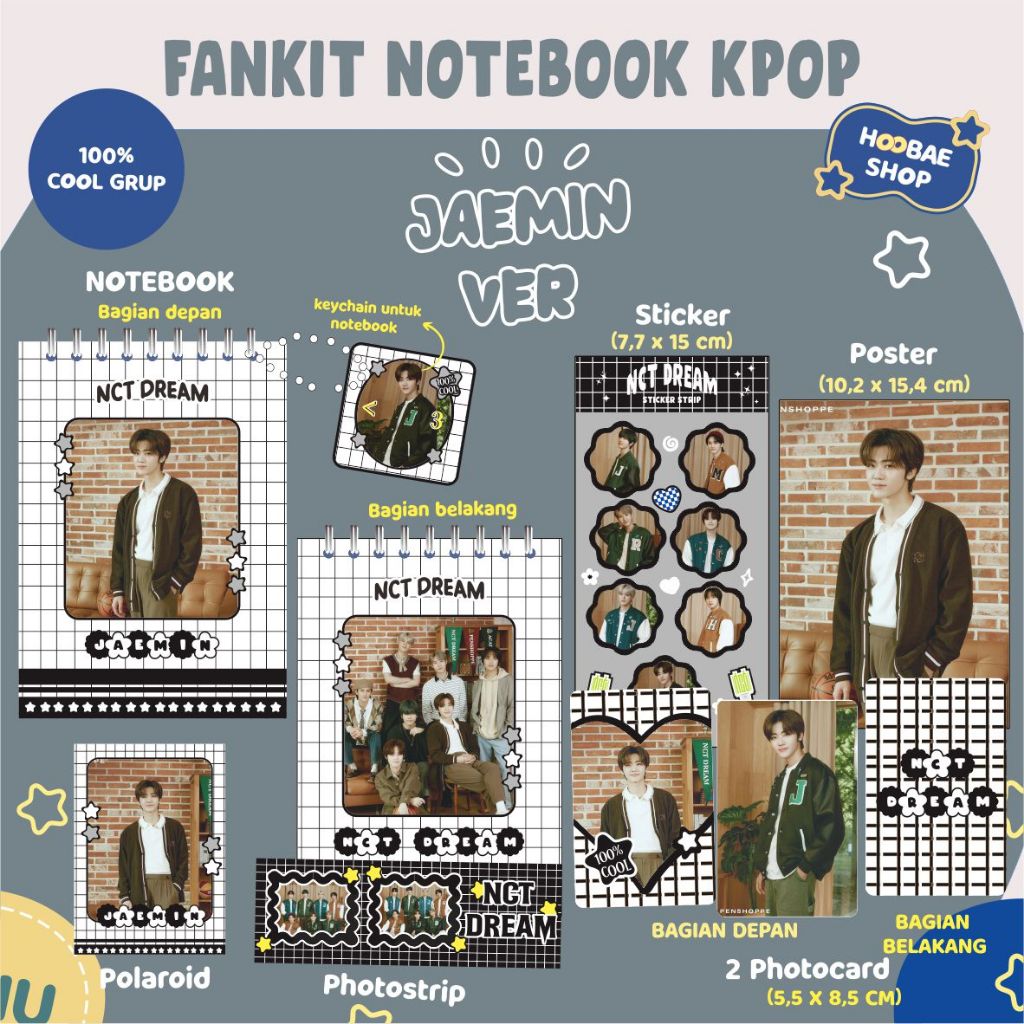 Jual (PACKING BOX) FANKIT NOTEBOOK NCT DREAM II PAKET HEMAT NCT DREAM I ...