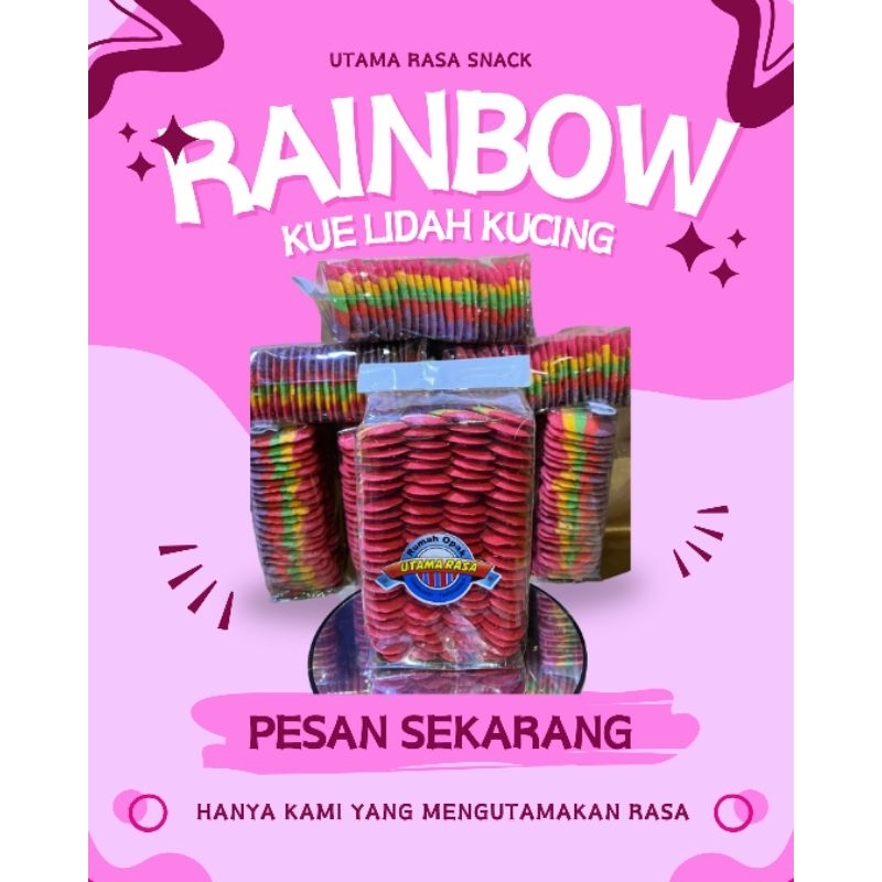 Jual Lidah kucing Rainbow 500gr | Shopee Indonesia