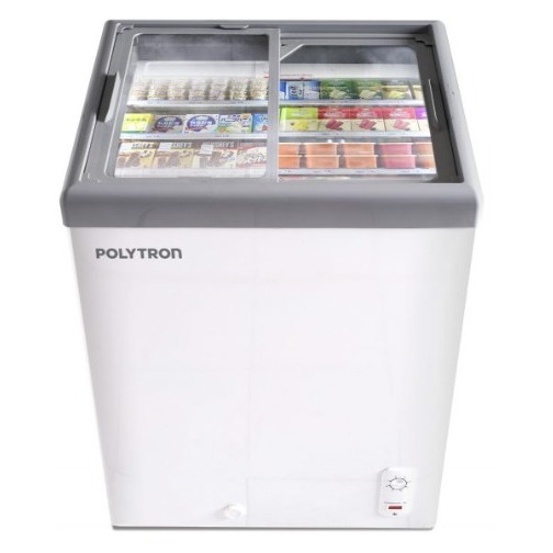 Jual POLYTRON Chest Freezer Sliding Glass 100 liter PCF 129 garansi ...