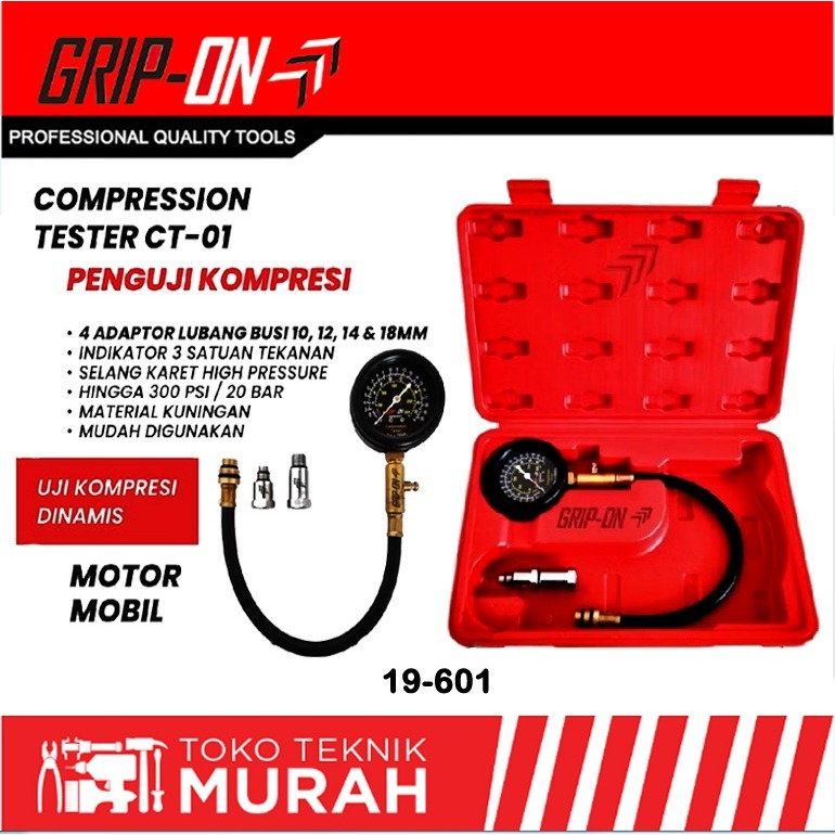 Jual Grip On Alat Tes Tekanan Kompresi Motor Mobil/Compression Tester ...