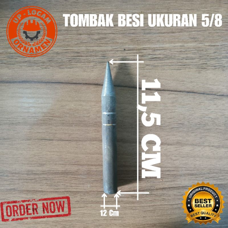 Jual Tombak Besi Beton Ukuran 12 Full / Ornamen Pagar / Tombak Virkan ...