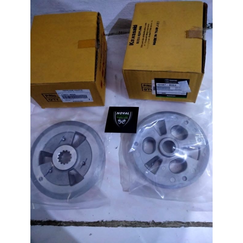 Jual HUB CLUTH DAN WHEL CLUTH KAKI 3 DAN LAWANNYA NINJA 250 FI NEW ORIGINAL | Shopee Indonesia