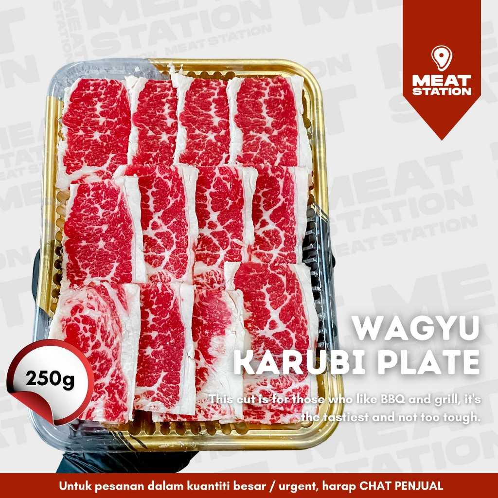 Jual Wagyu Karubi Plate 6mm 250g / Beef Import / Karubi Plate / Beef ...