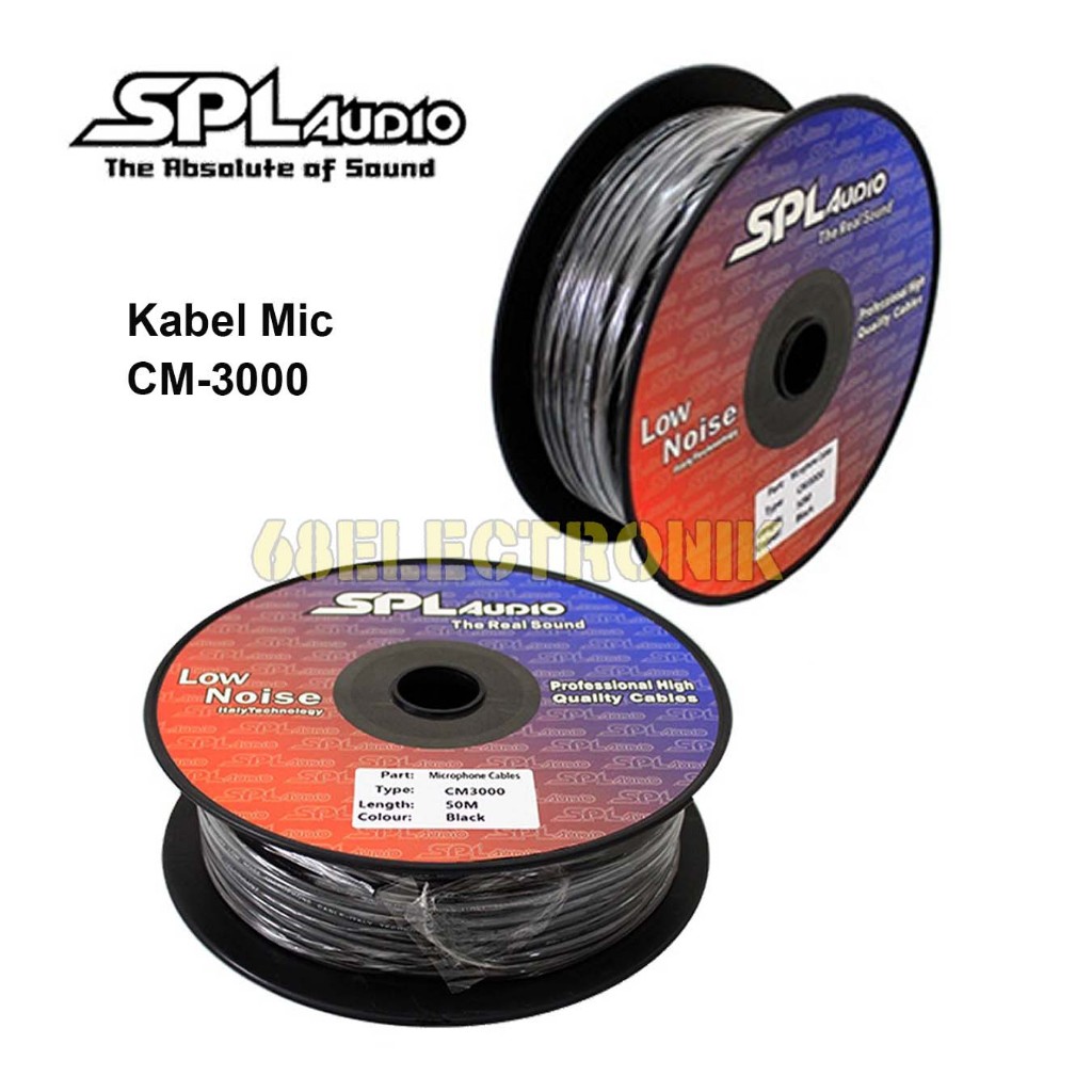 Jual Kabel Microphone SPL Audio CM-3000 1 roll Panjang 50 meter ...