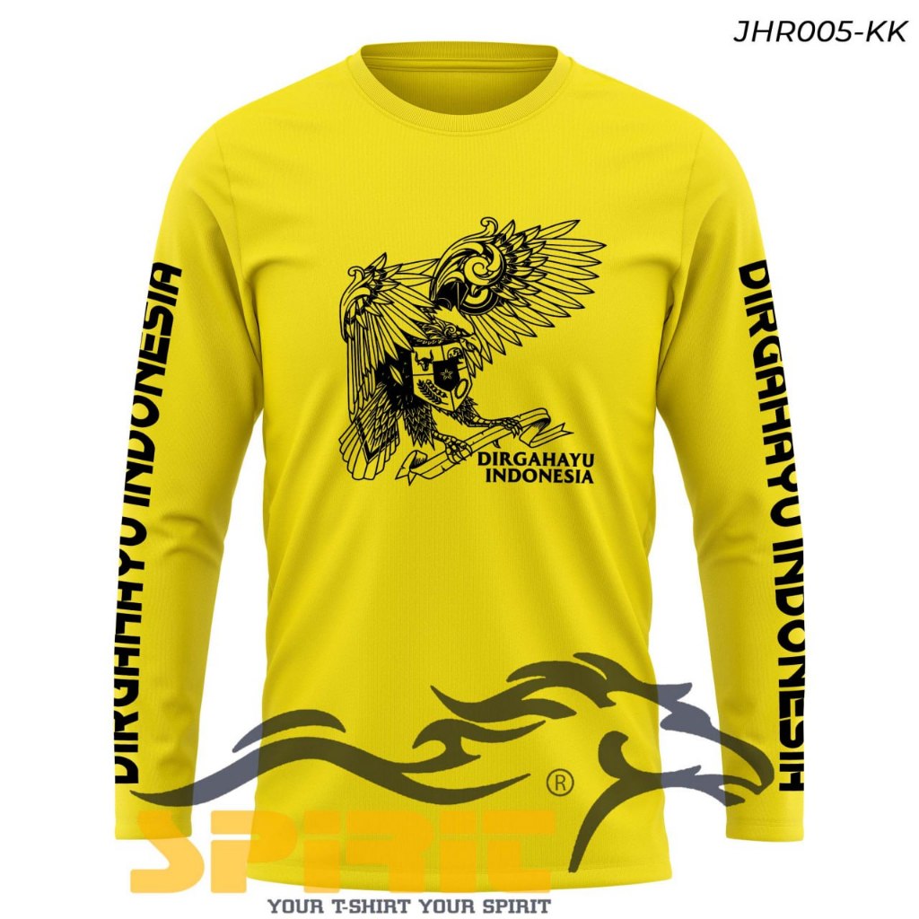 Jual Kaos Hut Ri Ke 79 Garuda Indonesia 17 Agustus 2024 Lengan Panjang ...