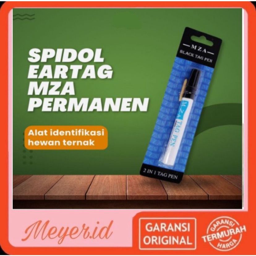 Jual Spidol Eartag Pen MZA Permanent Ear Tag Marker Untuk Ear Tag Polos ...
