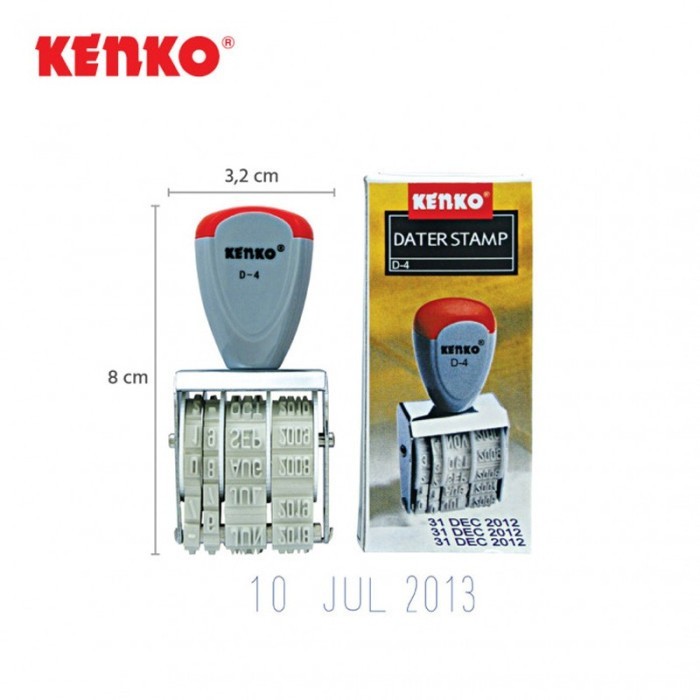 Jual Stempel Tanggal / Date Stamp 4 mm - D4 | Shopee Indonesia