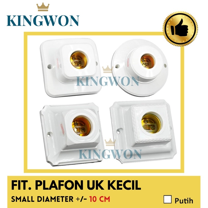 Jual FITTING LAMPU PLAFON / FITTING PLAFON SEGI / FITING PLAFON OVAL ...