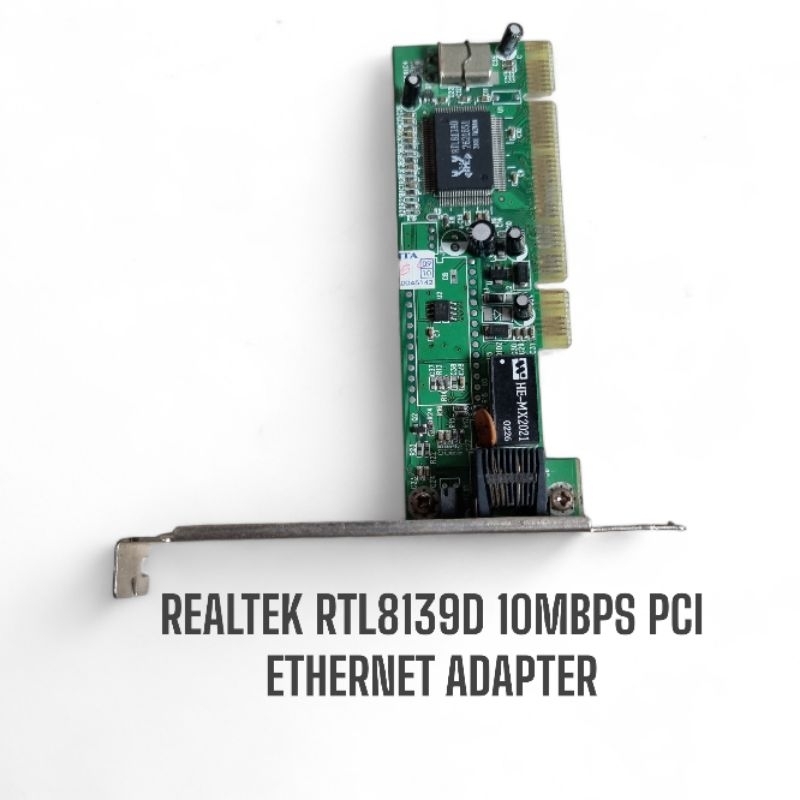 Jual Lan adaptor REALTEK RTL8139D 10MBPS PCI ETHERNET ADAPTER cabutan ...