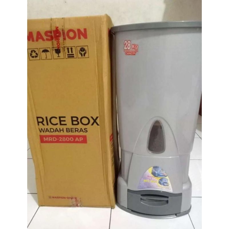 Jual MASPION 2800 AP RICE BOX PENYIMPAN / TEMPAT BERAS MERK KAPASITAS ...