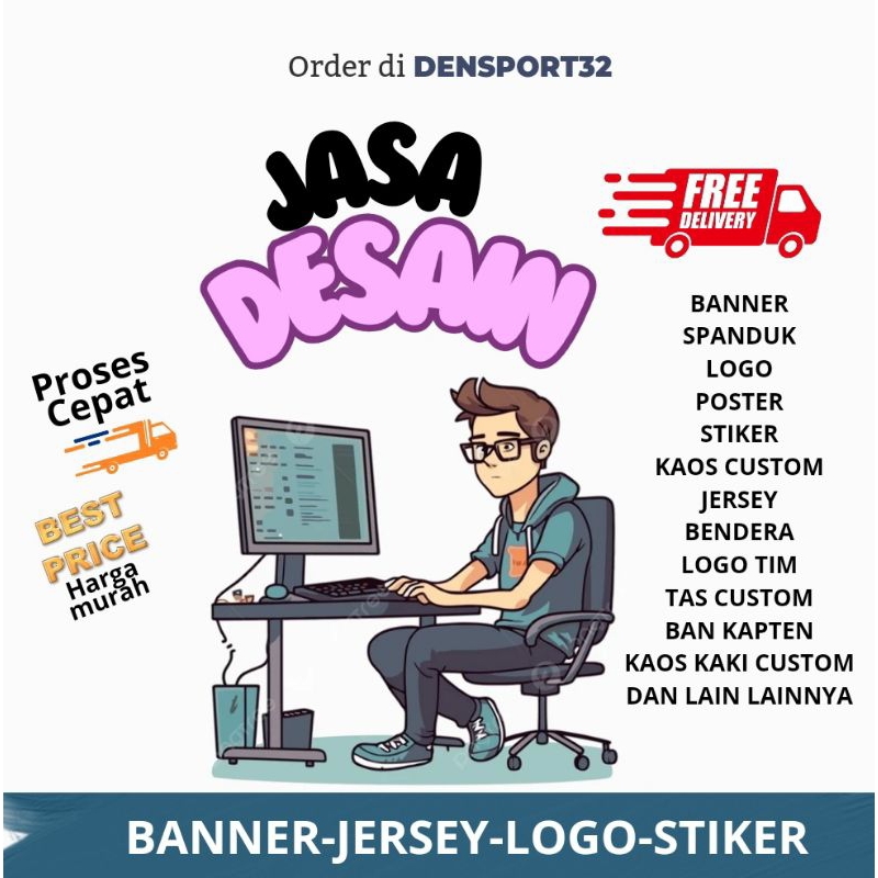 Jual Jasa Design banner, logo, jersey, jadwal pertandingan | Shopee ...