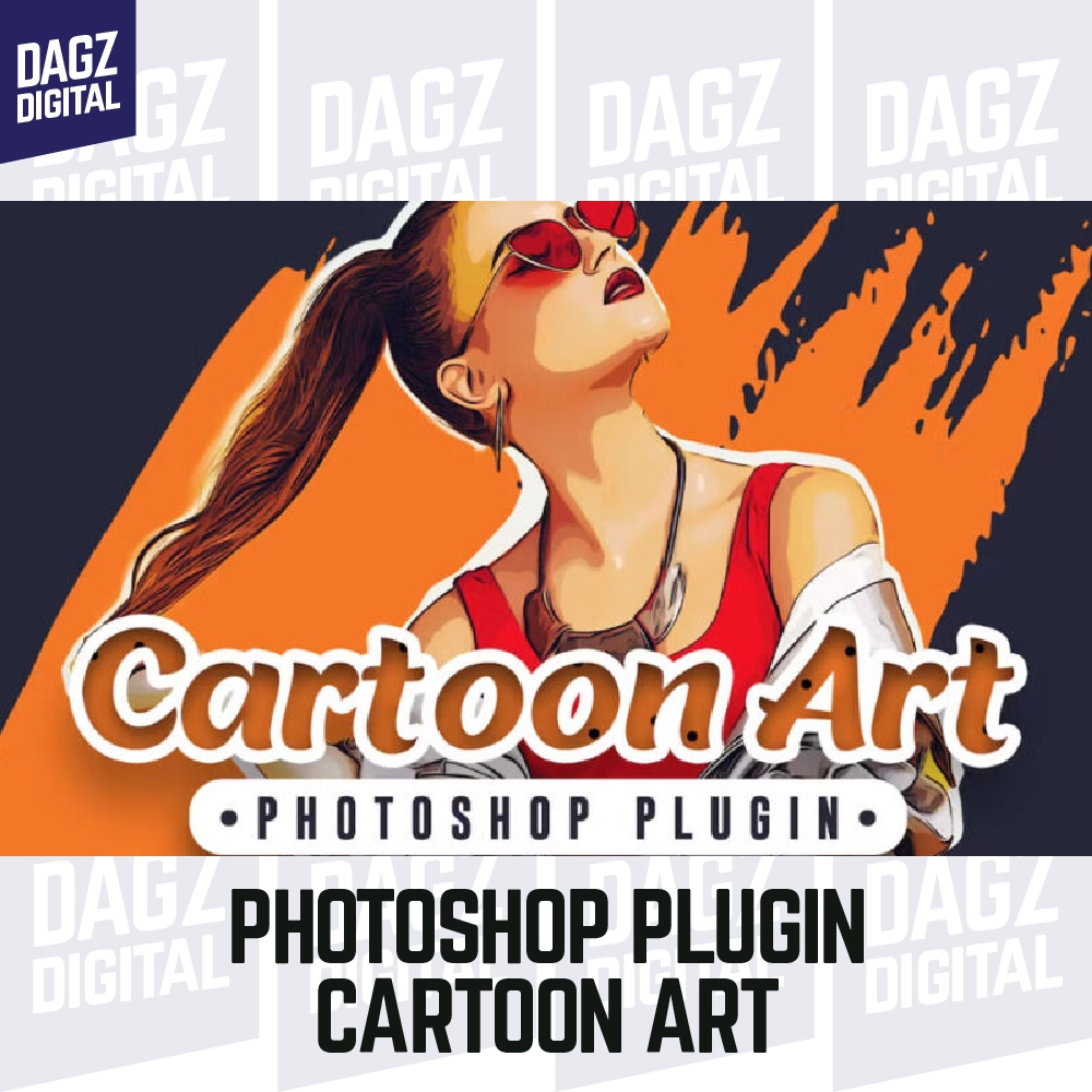 Jual TEMPLATE PHOTOSHOP ADD ON ELEMENT Cartoon Art Plugin C013 | Shopee ...