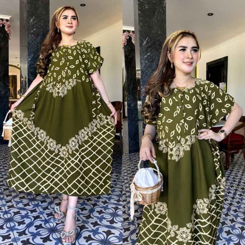 Jual Daster Jumbo Nyaman Busui Bumil Bahan Katun Rayon Motif Kekinian ...