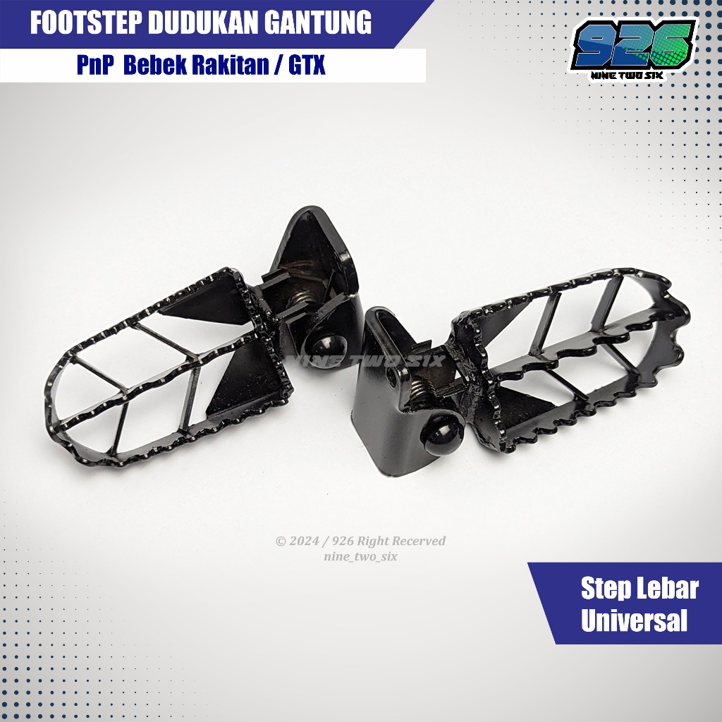 Jual Footstep Lebar Trail Rakitan Dudukan Bebek GTX Pustep Baut Gantung ...