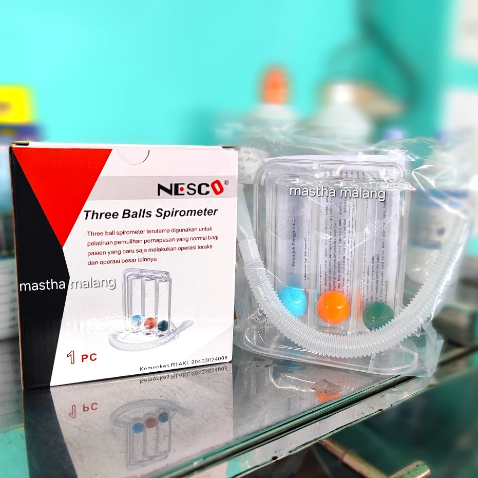 Jual *Mastha Malang* Three Balls Spirometer SQ-01 Merk Nesco | Shopee ...