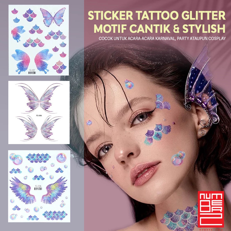Jual Produk Terbaik Sticker stiker tattoo wanita pria girls berwarna ...